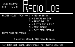 Dick Smith System 80 Software